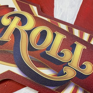 Circus Roll up Arrow Sign - Etsy