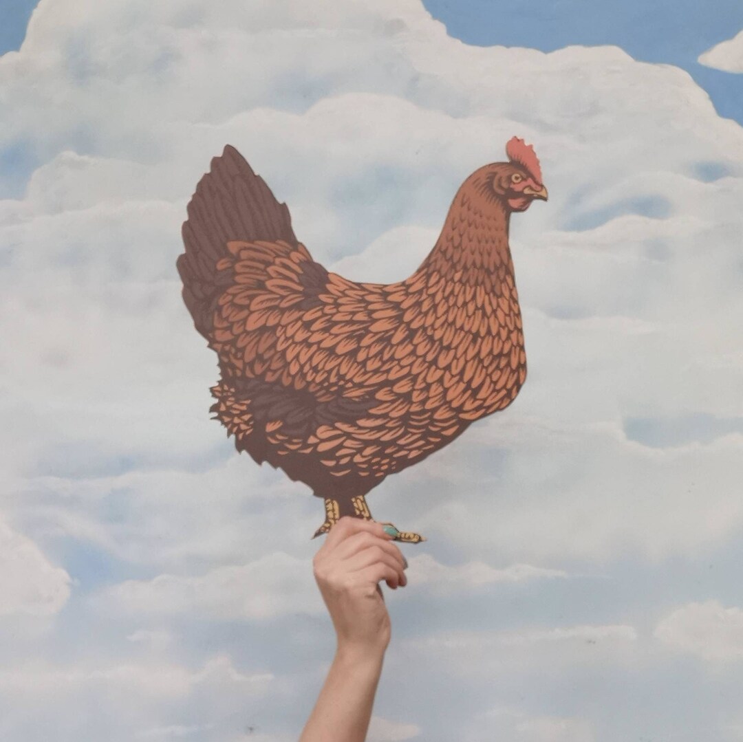 Wooden Chicken Prop - Etsy UK