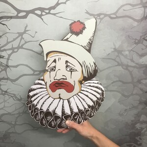 Sad Clown Face Sign - Etsy