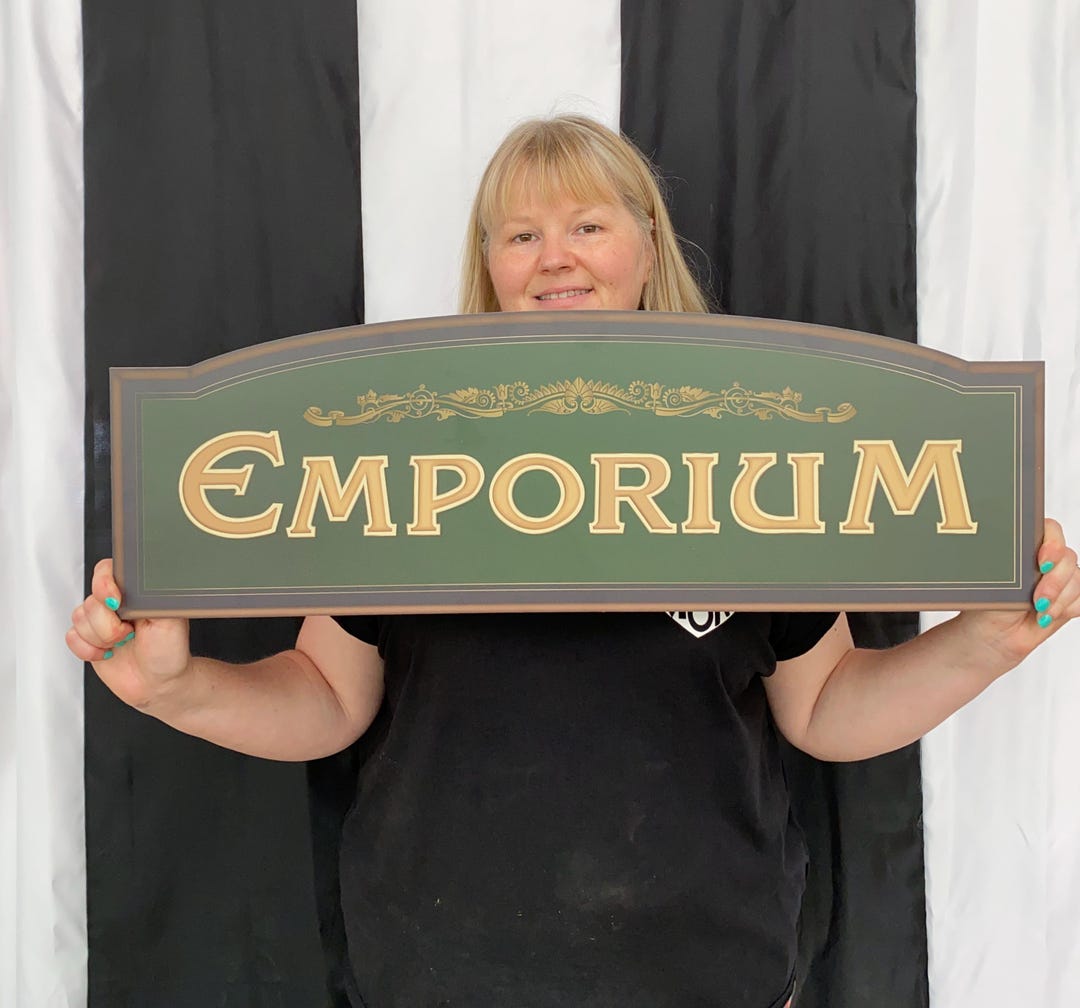 Traditional Emporium Sign - Etsy UK