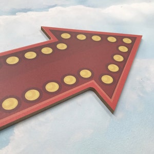 Red Light Effect Arrow - Etsy