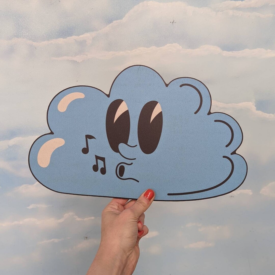 Retro Singing Cloud Decoration - Etsy