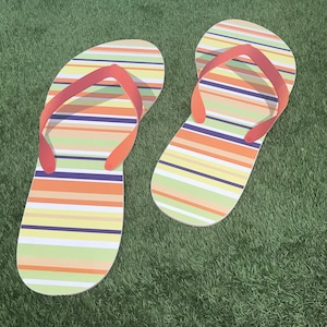 Giant Flip Flops Prop MDF Wooden Beach Seaside Decoration Garden ...