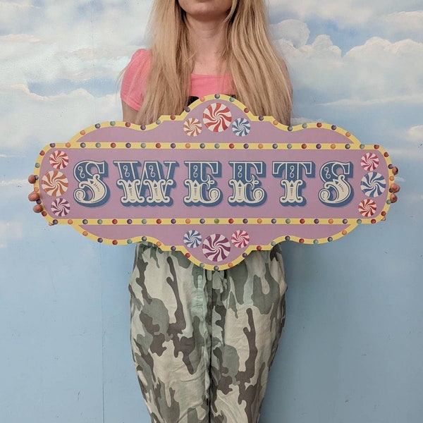 Sweets Sign - Etsy UK