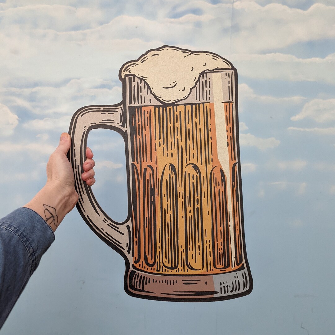 Giant Amber Beer Tankard - Etsy
