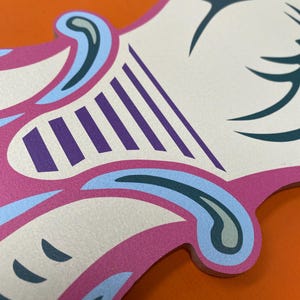 Colourful Circus Pointing Hand - Etsy