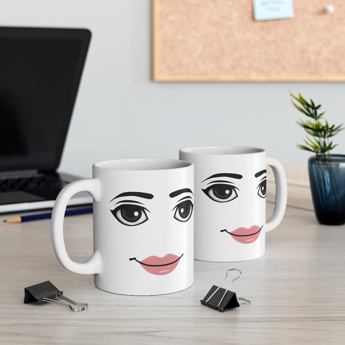 Roblox Female Face Mug 11oz - Etsy