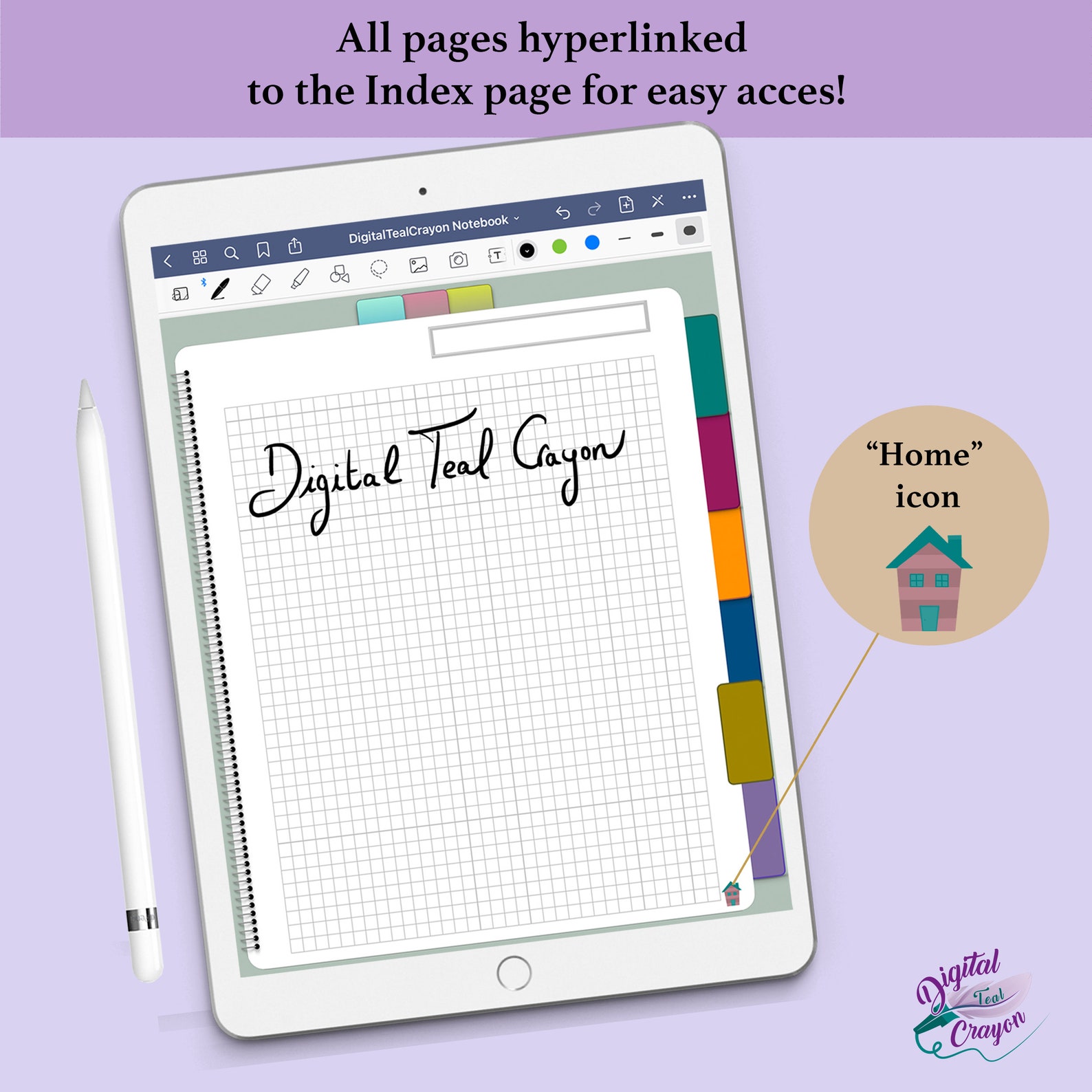 Libreta digital cuaderno GoodNotes libreta pdf cuaderno - Etsy España