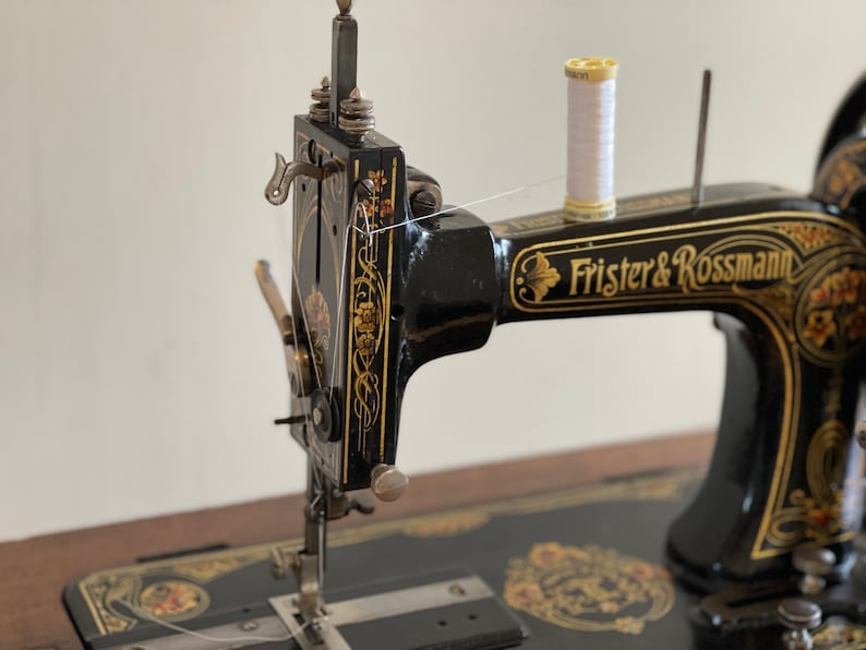 Antique Frister Rossman Tranverse Shuttle Handcrank Sewing Machine - Etsy