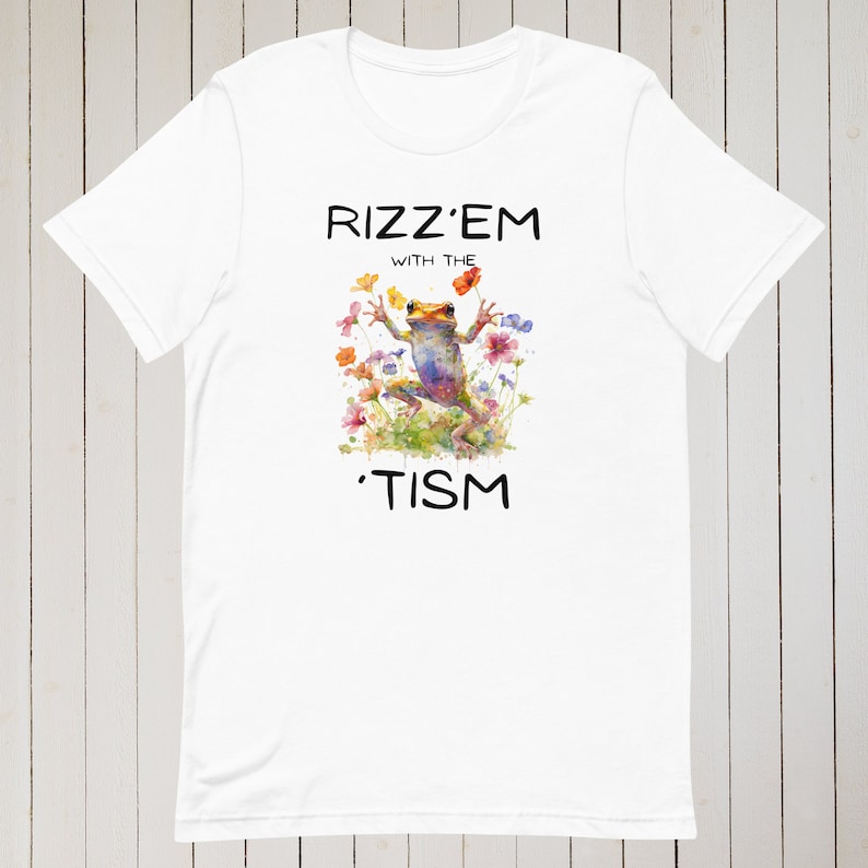 Rizz Em With the Tism Unisex Shirt Autism Pride Tshirt Autistic Shirt ...