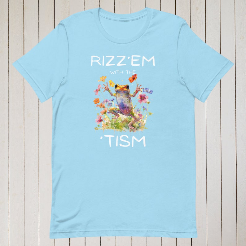 Rizz Em With Shirt the Tism Autism T Shirt Funny Autistic Pride T-shirt ...