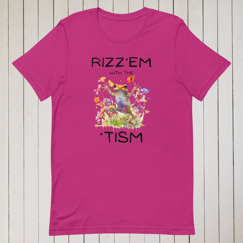 Rizz Em With the Tism Unisex Shirt Autism Pride Tshirt Autistic Shirt ...