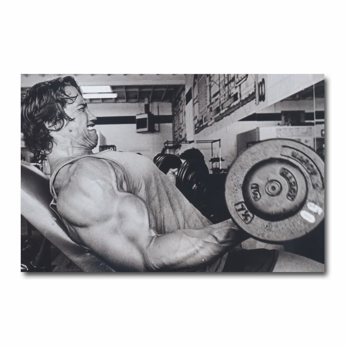 Arnold Schwarzenegger Canvas Poster Art Wall Pictures Home Etsy