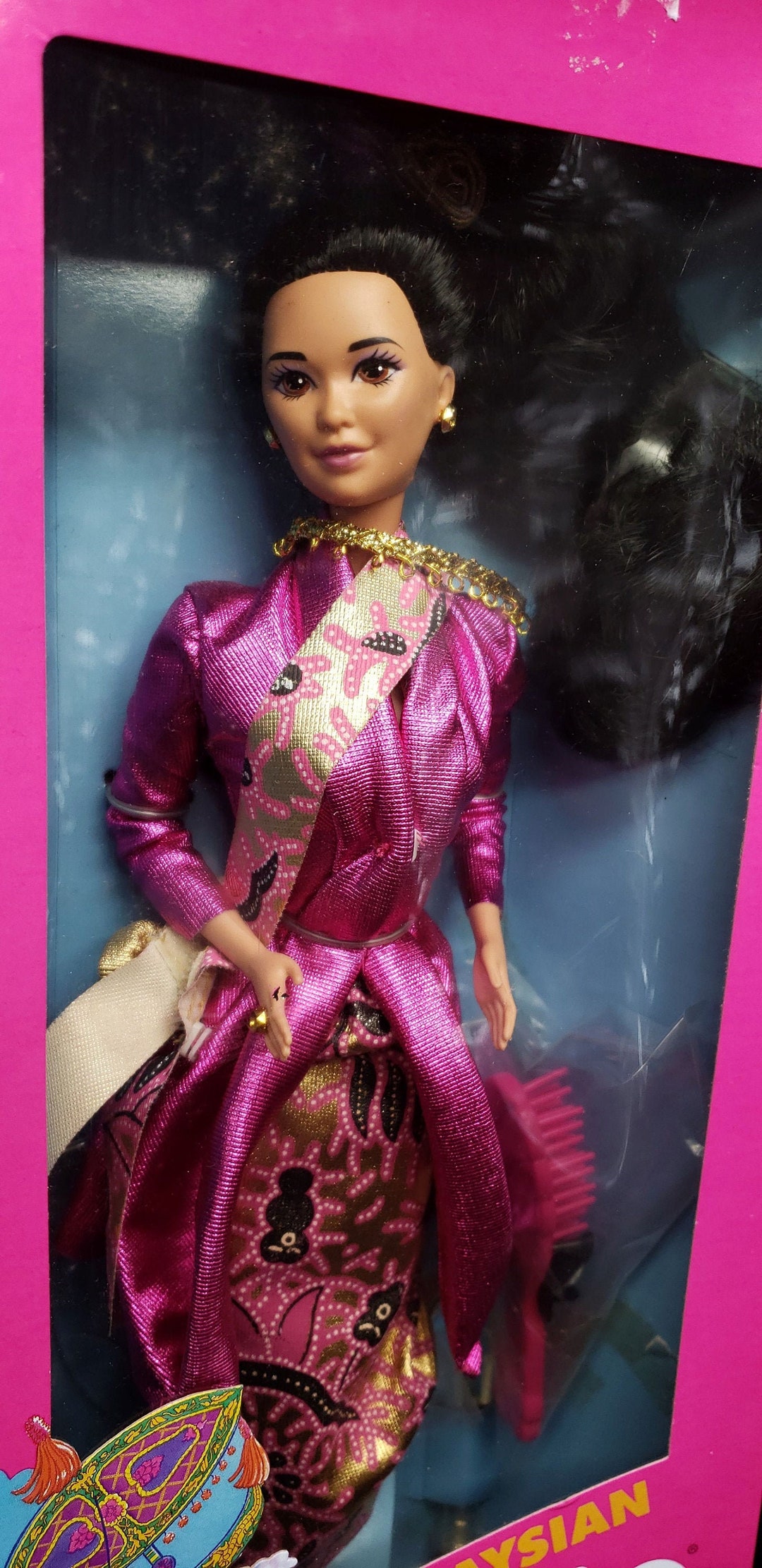 Barbie Doll Malaysian Barbie 1990 mattel Dolls of the World Collection ...