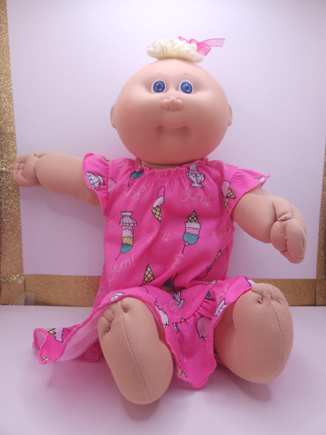 Cabbage Patch - Baby With Blonde Tuft - Cute and Clean From 1982! - Etsy