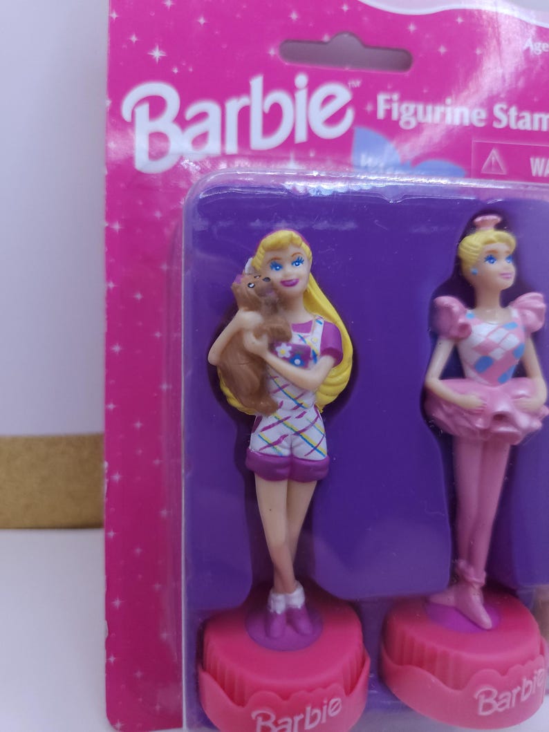 Barbie Figurine Stampers (2) Mattel 1996, Puppy and Tutu - Etsy