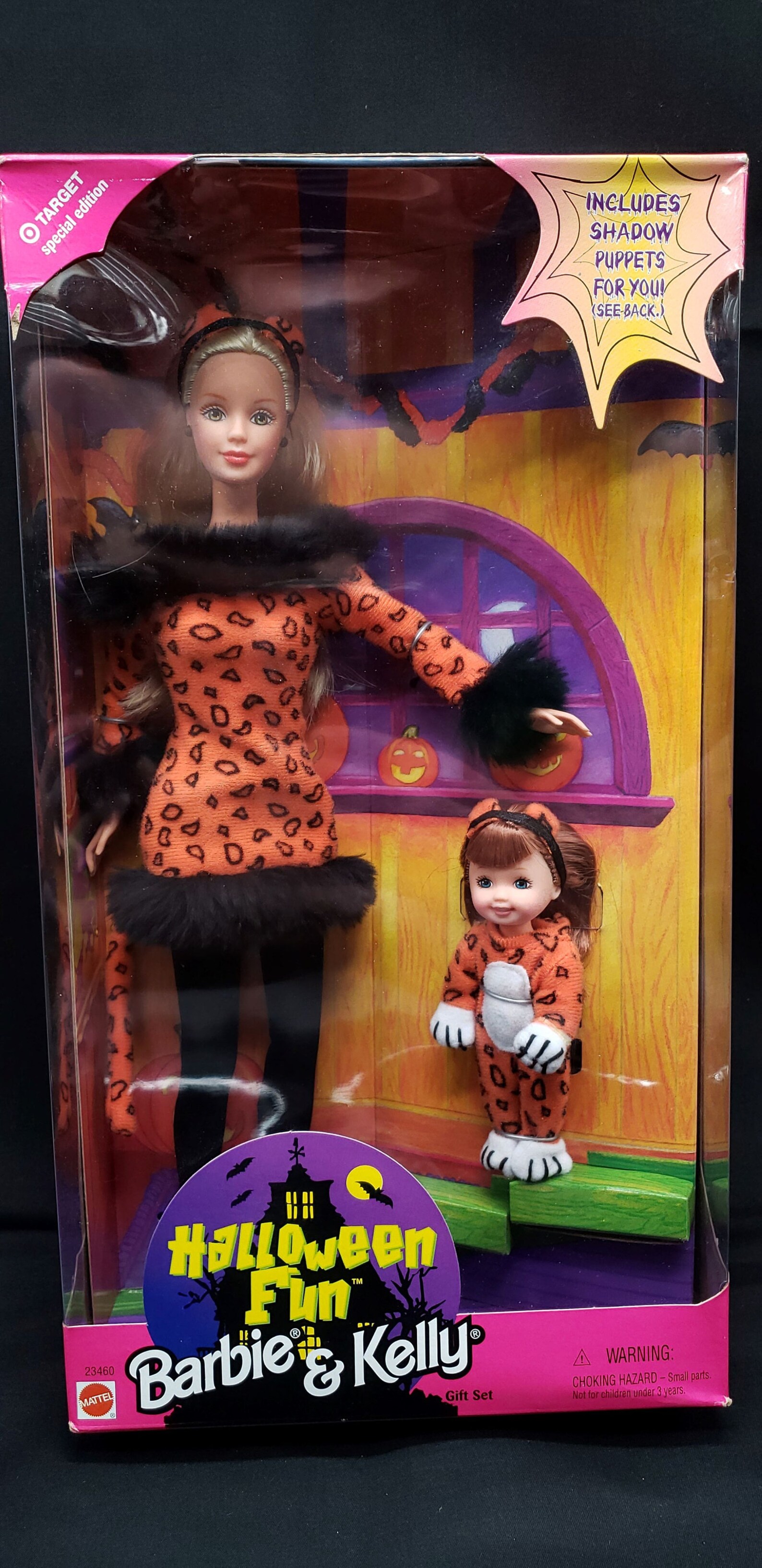 Barbie Dolls Halloween Fun Barbie & Kelly 1998 mattel Target Special ...