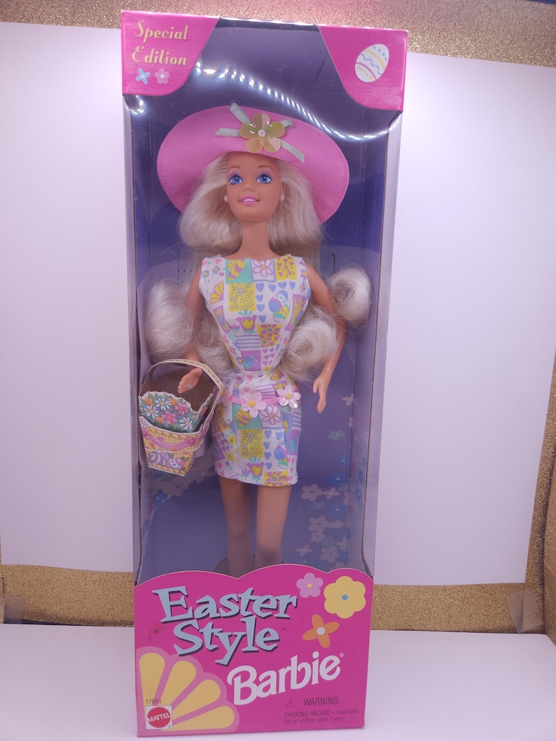 Barbie Doll - Easter Style Barbie 1997 (mattel) - Special Edition, New ...