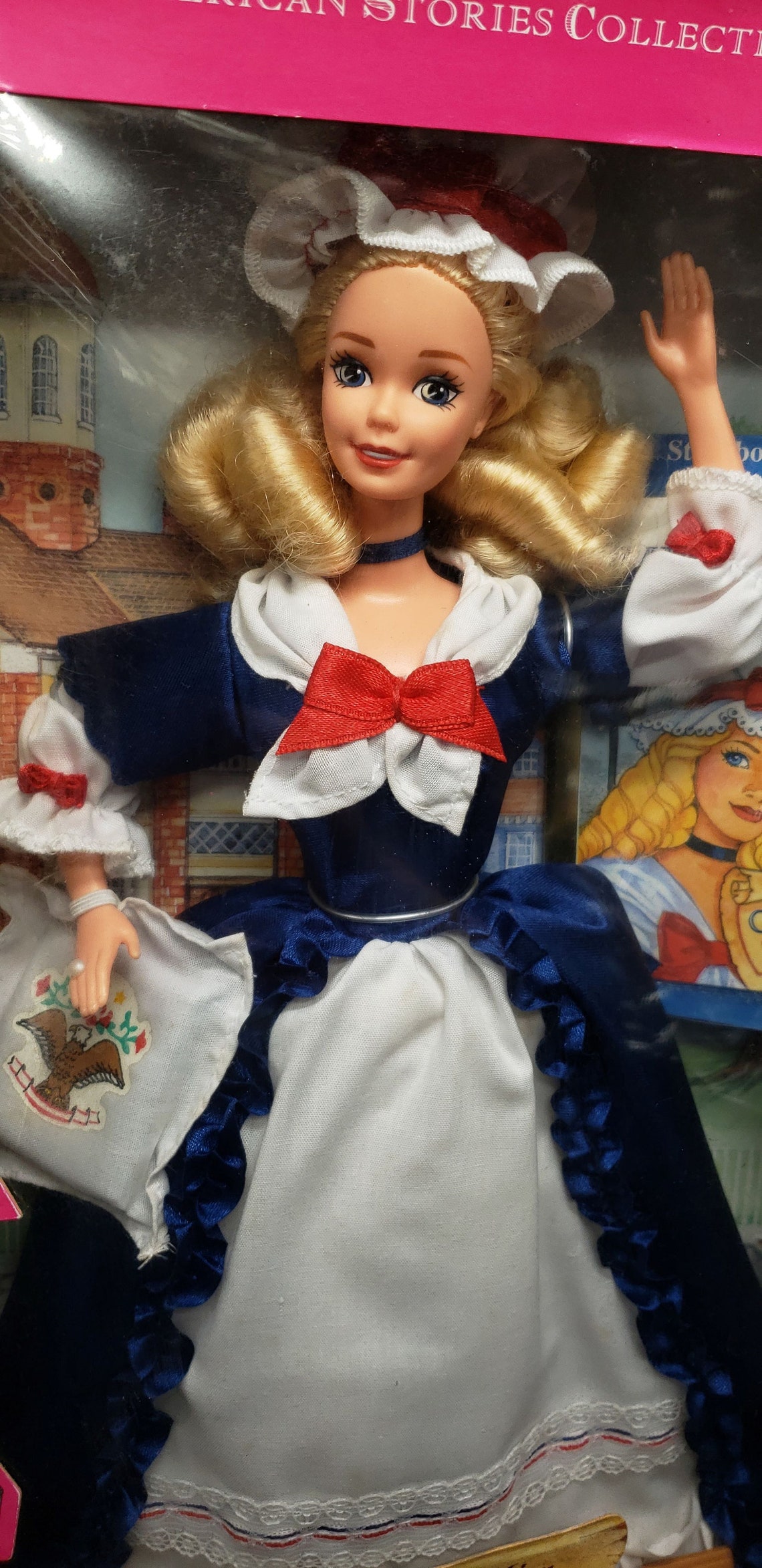 Barbie Doll Colonial Barbie 1994 mattel American Stories Collection ...