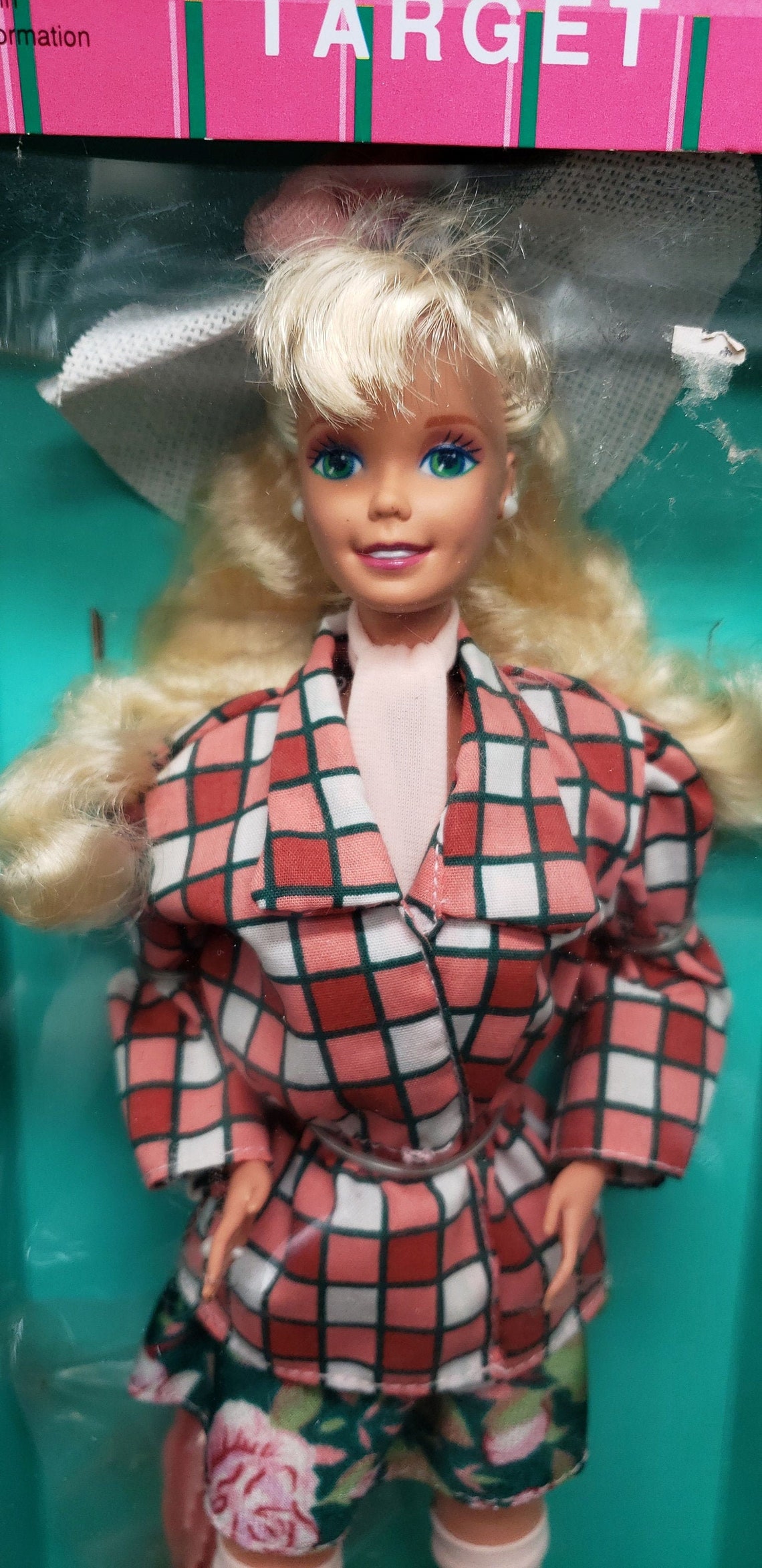 Barbie Doll Pretty in Plaid Barbie 1992 mattel Designed Exclusively for ...