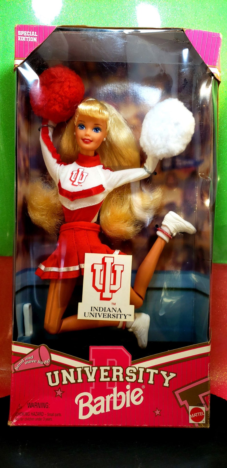 Barbie Doll Indiana University Cheerleader Barbie 1996 - Etsy
