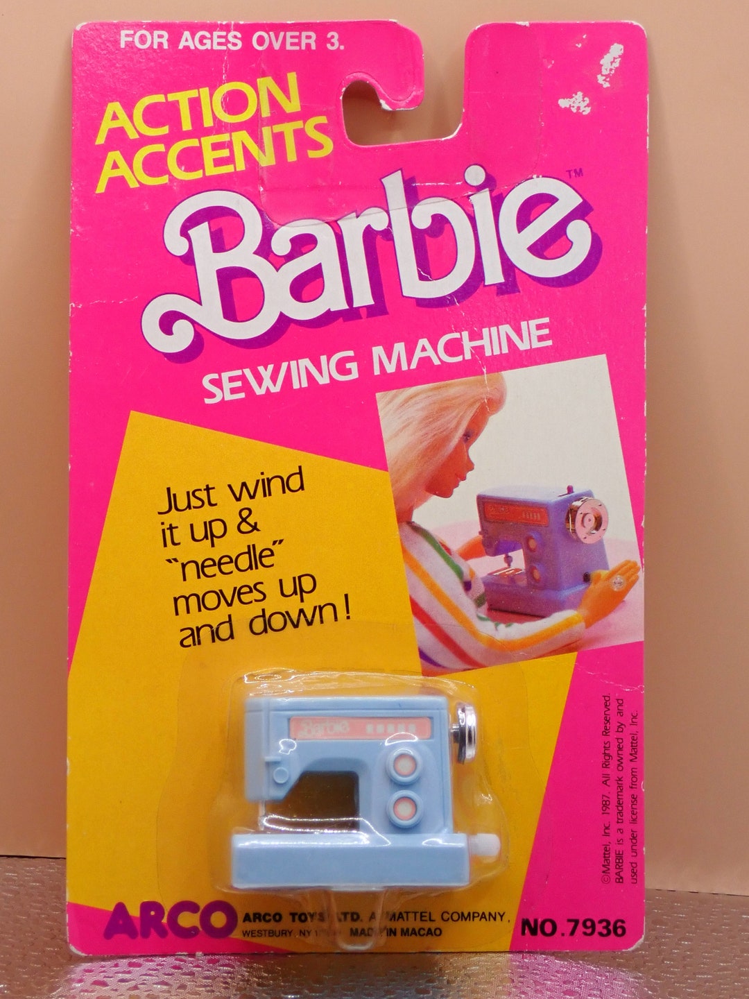 Barbie Action Accents Sewing Machine Mattel 1987 - Etsy
