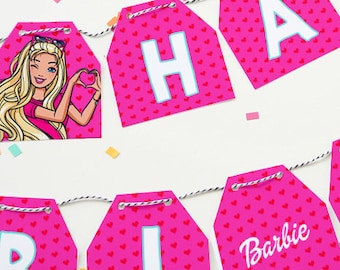 Barbie Banner | Etsy