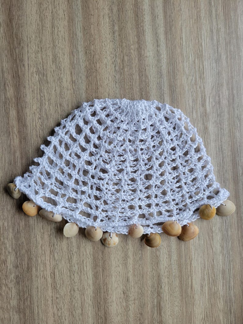 Crochet Mesh Skull Cap Hat - Etsy