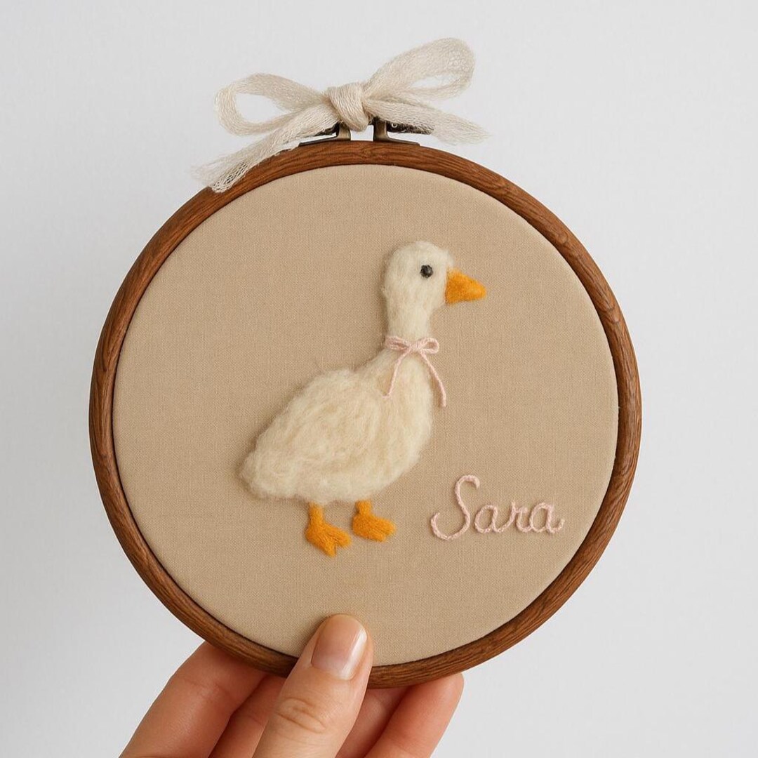 Nursery Decor, Duck Theme Baby Decor, Handmade Baby Shower Gift, , Baby ...