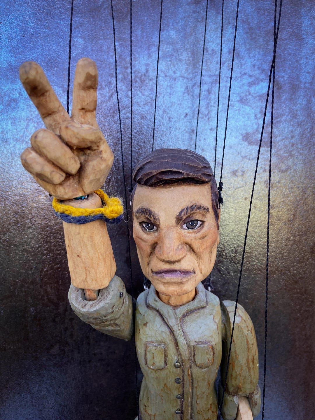 Wooden Puppet, Marionette, Wooden Doll, Handmade, Wood Carving, Wooden ...