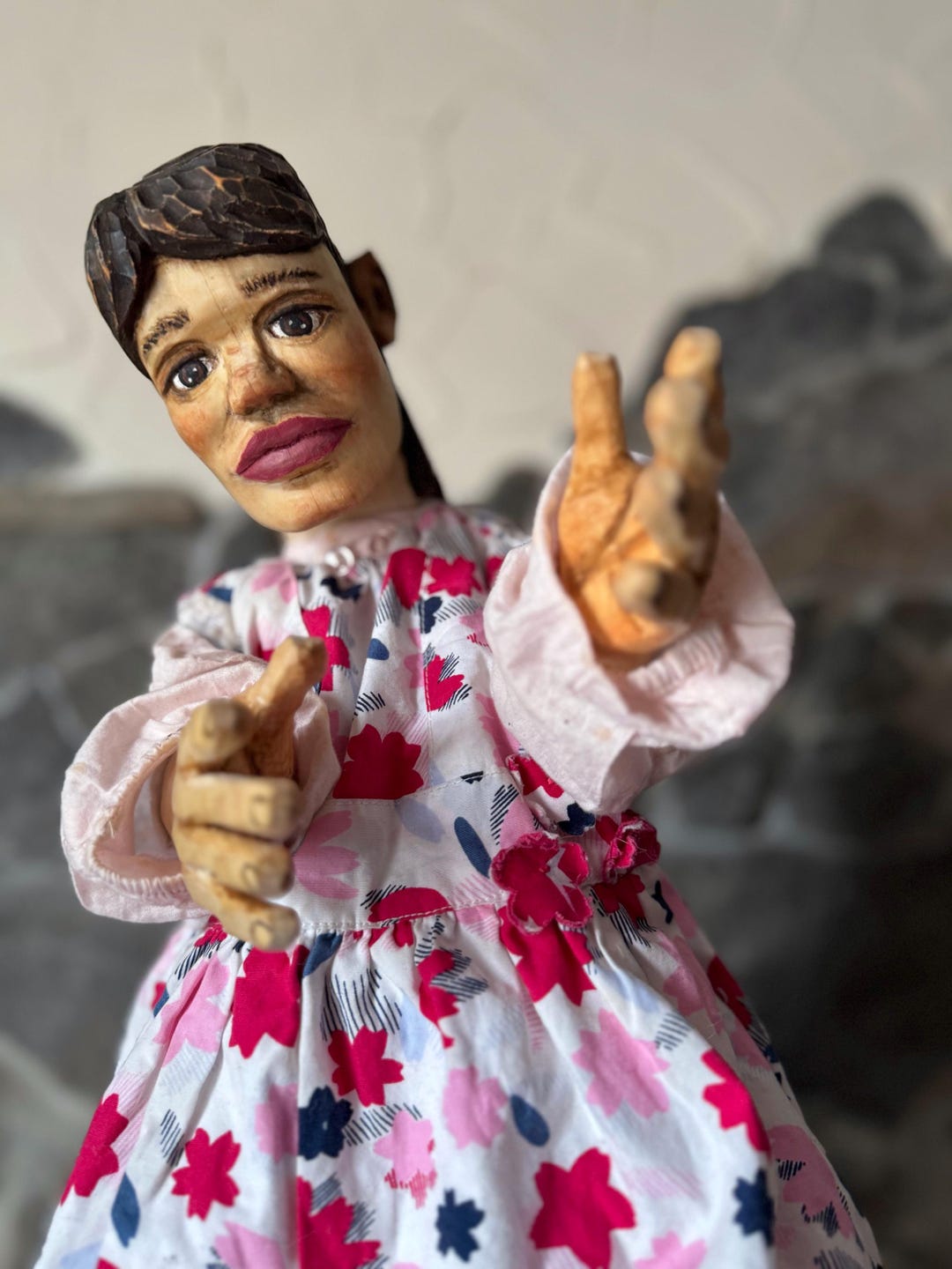 Hand Puppet, Wooden Doll, Theatre Puppet, Hand Puppet, Marionette ...