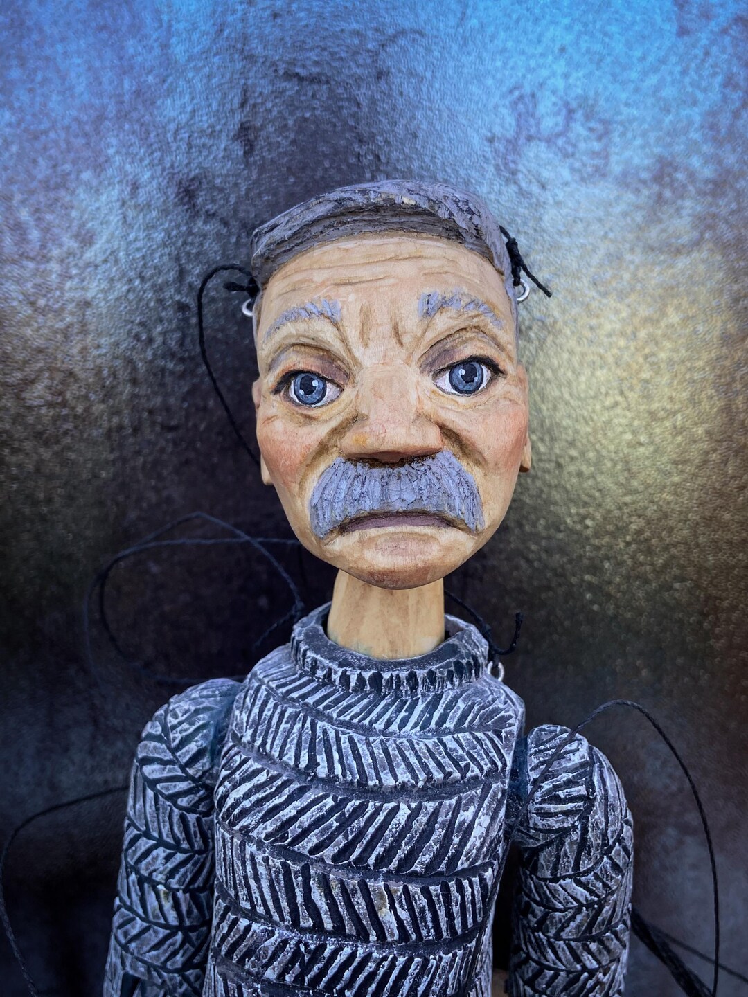 Wooden Marionette, Wooden Wall Art, Wooden Puppet, Wooden Doll ...