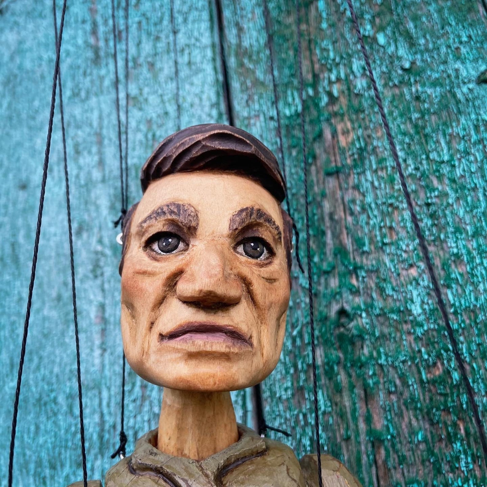 Wooden Puppet Victorious Soldier. Handmade. Wood Carving. - Etsy