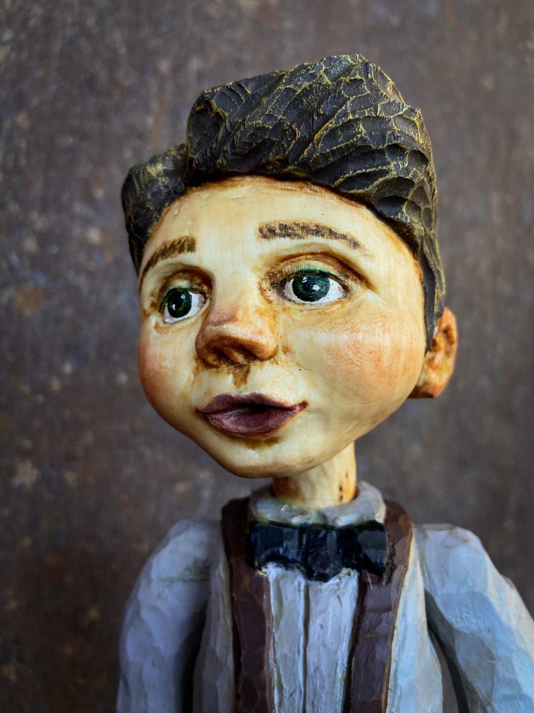 Wooden Doll, Theatre Puppet, Table Puppet, Marionette, Handmade. Wood ...