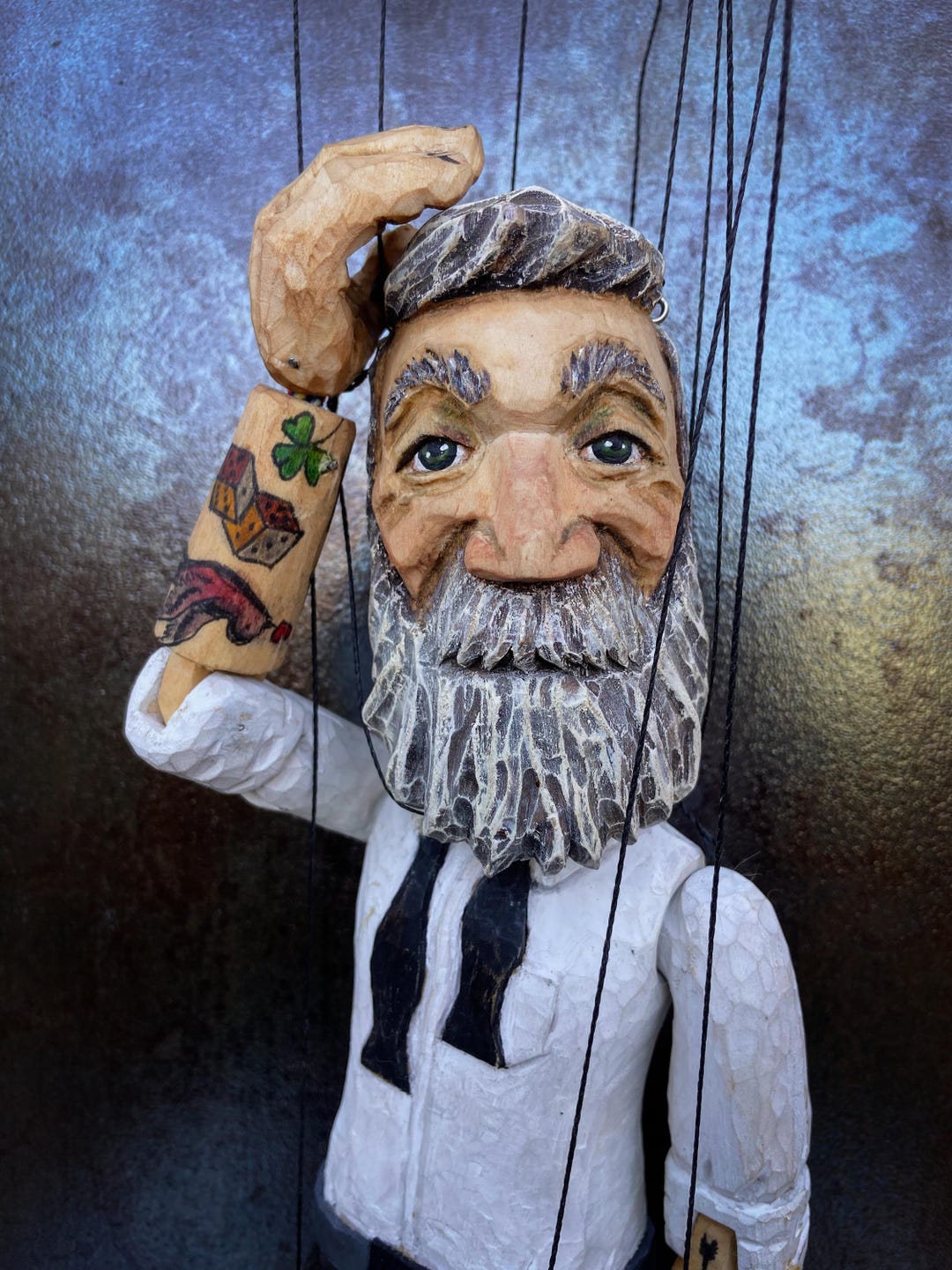 Marionette, Theater Puppet, Wooden Doll, Wood Carving, Collectible ...