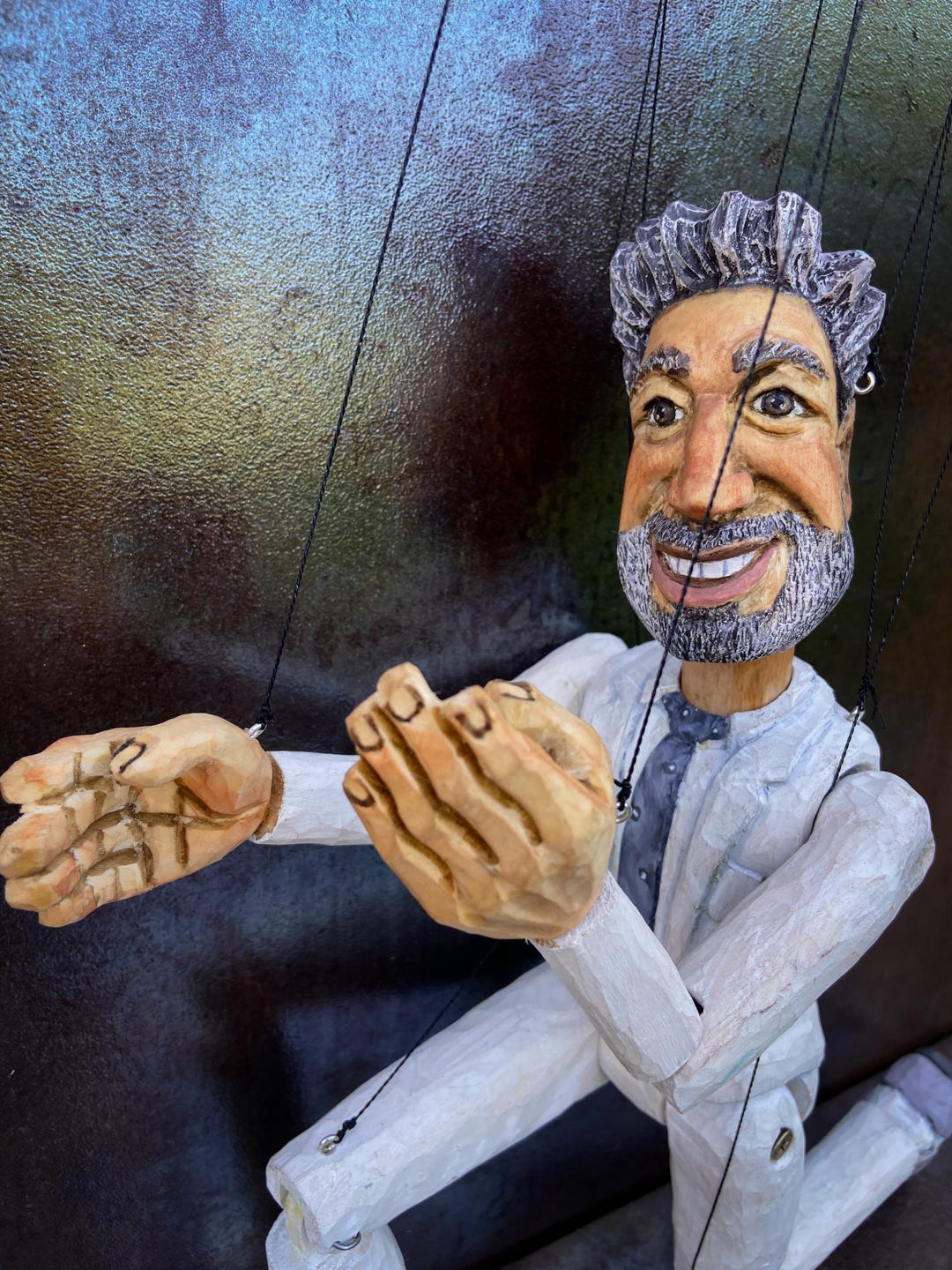 Wooden Marionette Roman, Handmade, Wood Carving, Hand Carved Puppet ...