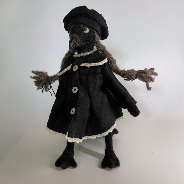Crow Doll - Etsy