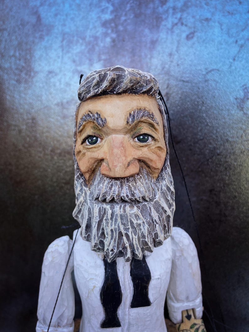 Marionette, Theater Puppet, Wooden Doll, Wood Carving, Collectible ...