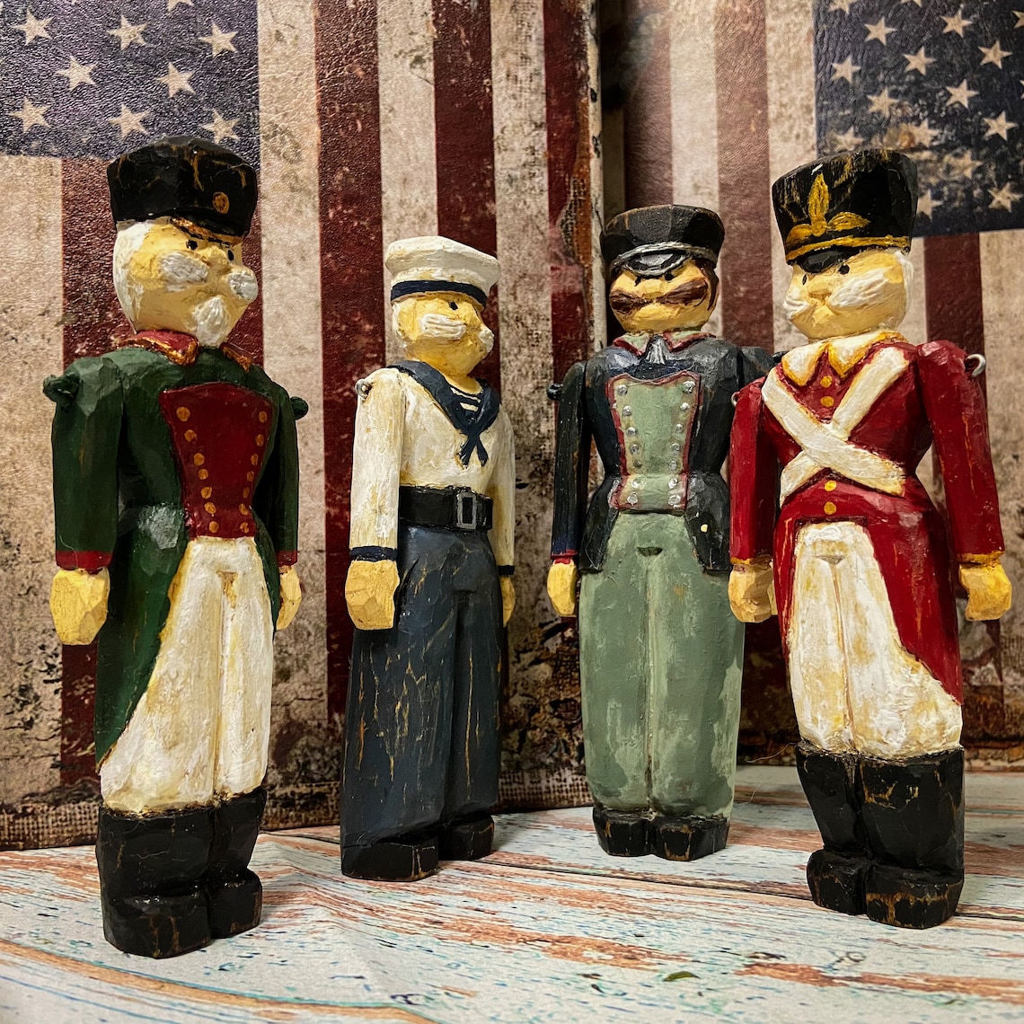 Army Vintage Soldier. Handmade. Wood Carving. Woodcarving. | Etsy