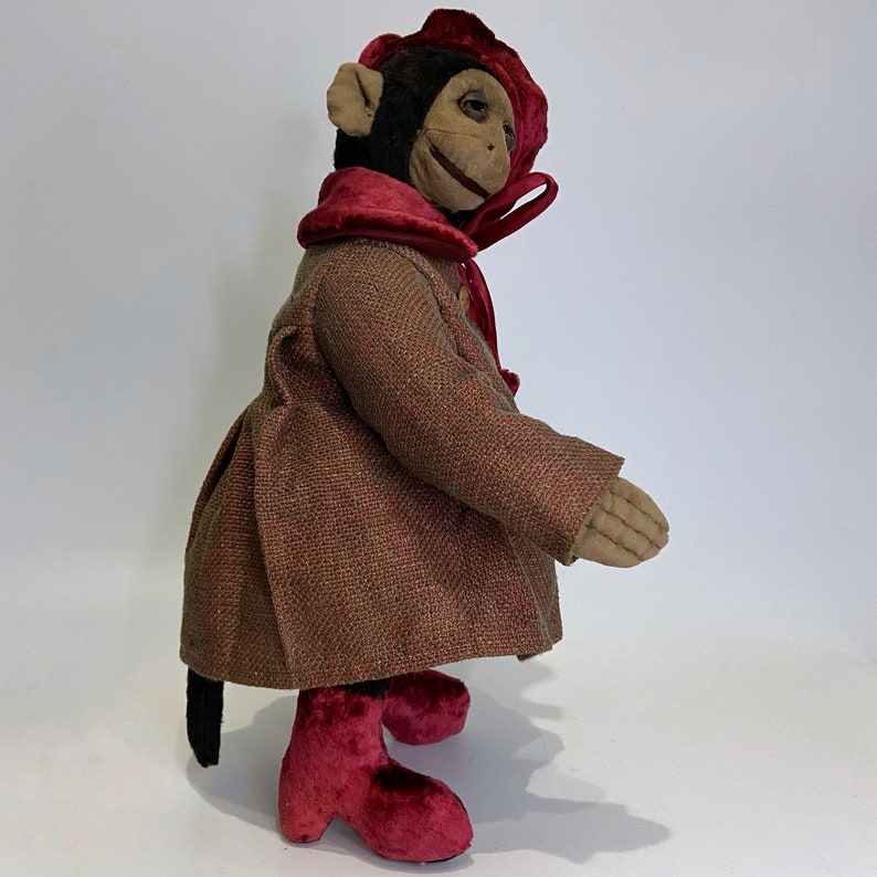 Artist Teddy Monkey Collectible OOAK Handmade Vintage Plush - Etsy