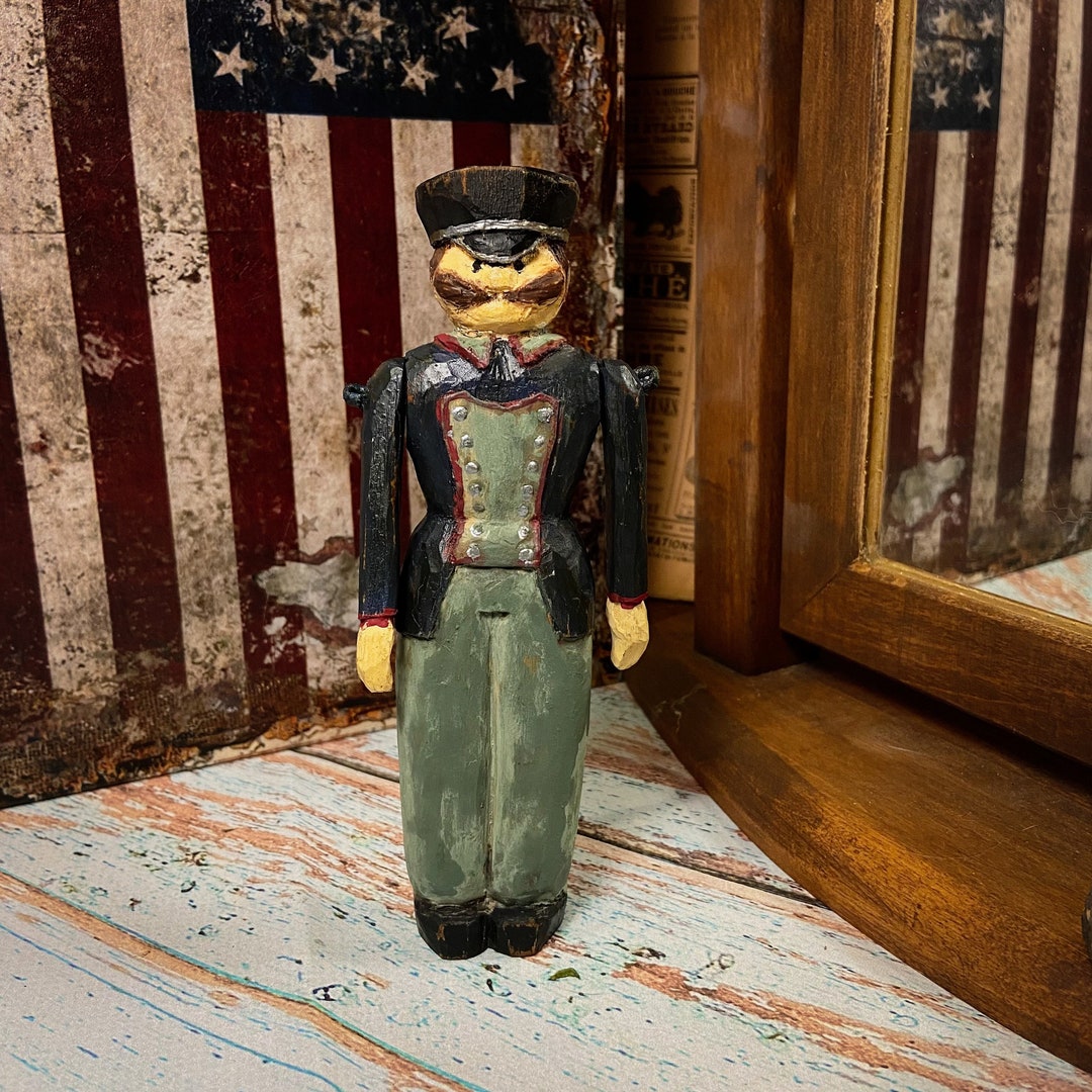 Army Vintage Soldier. Handmade. Wood Carving. Woodcarving. Wood ...