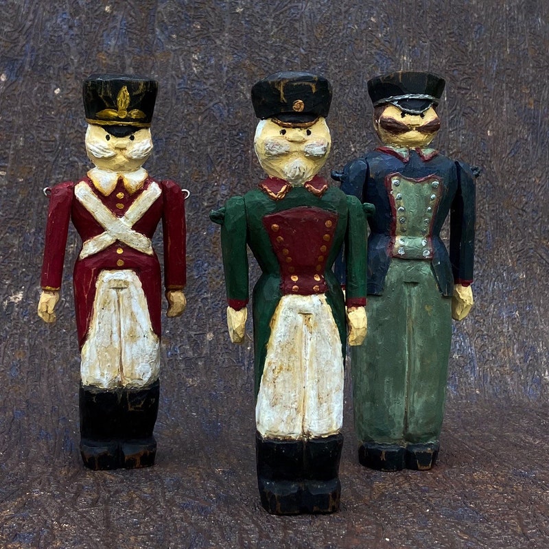 Wood Toy Soldiers - Etsy