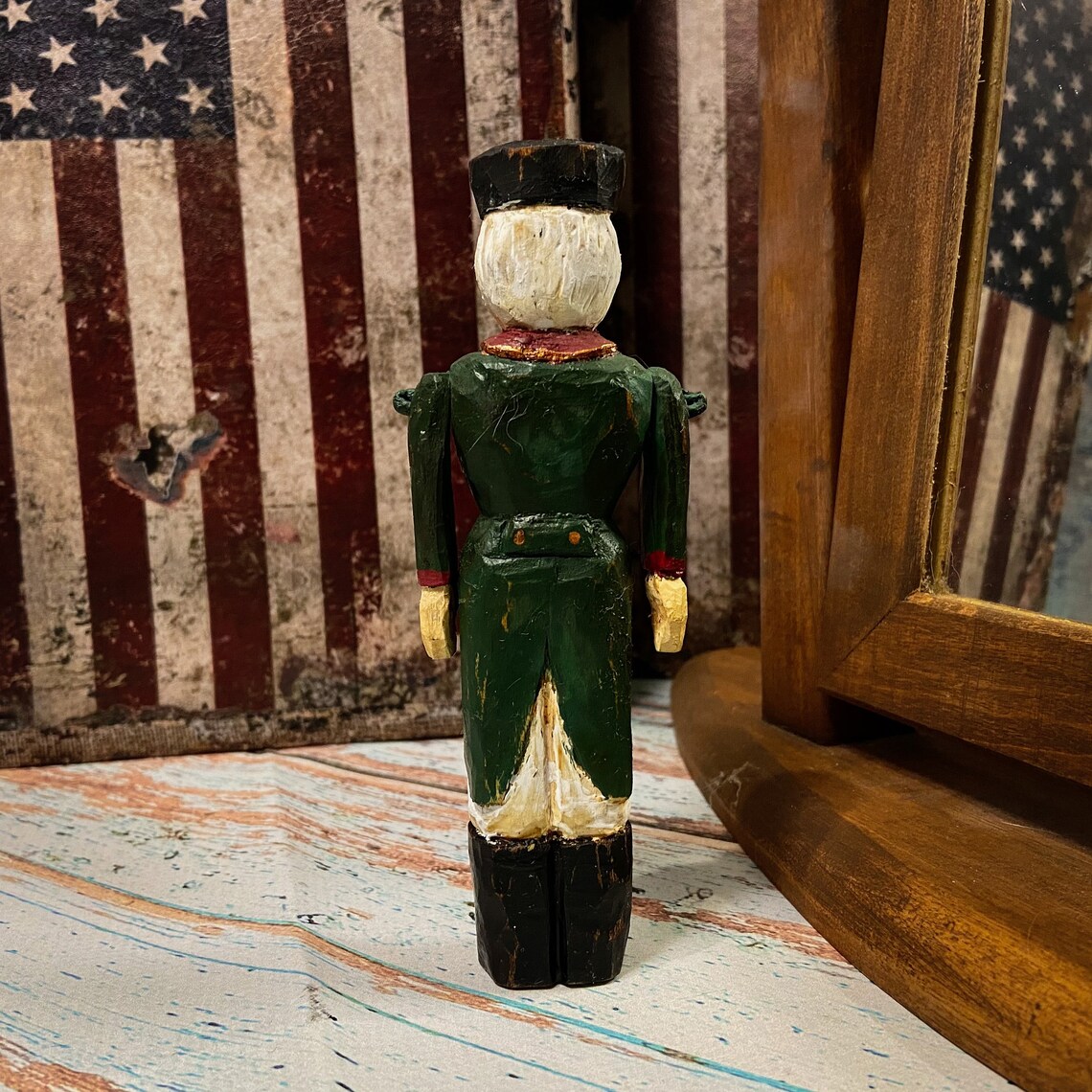 Army Vintage Soldier. Handmade. Wood Carving. Woodcarving. | Etsy