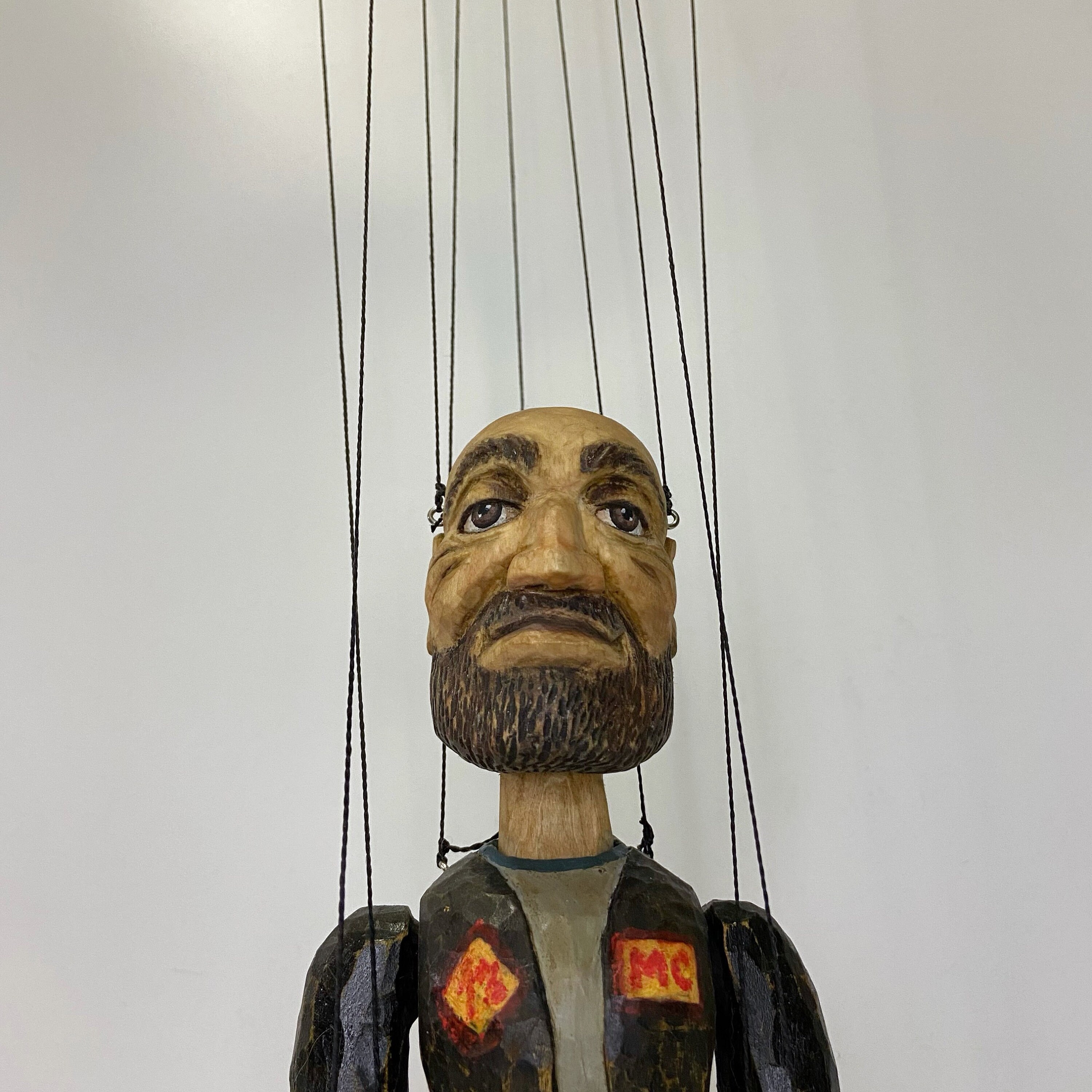 Biker Wooden Doll Puppet Wooden Marionette Handmade Wood - Etsy