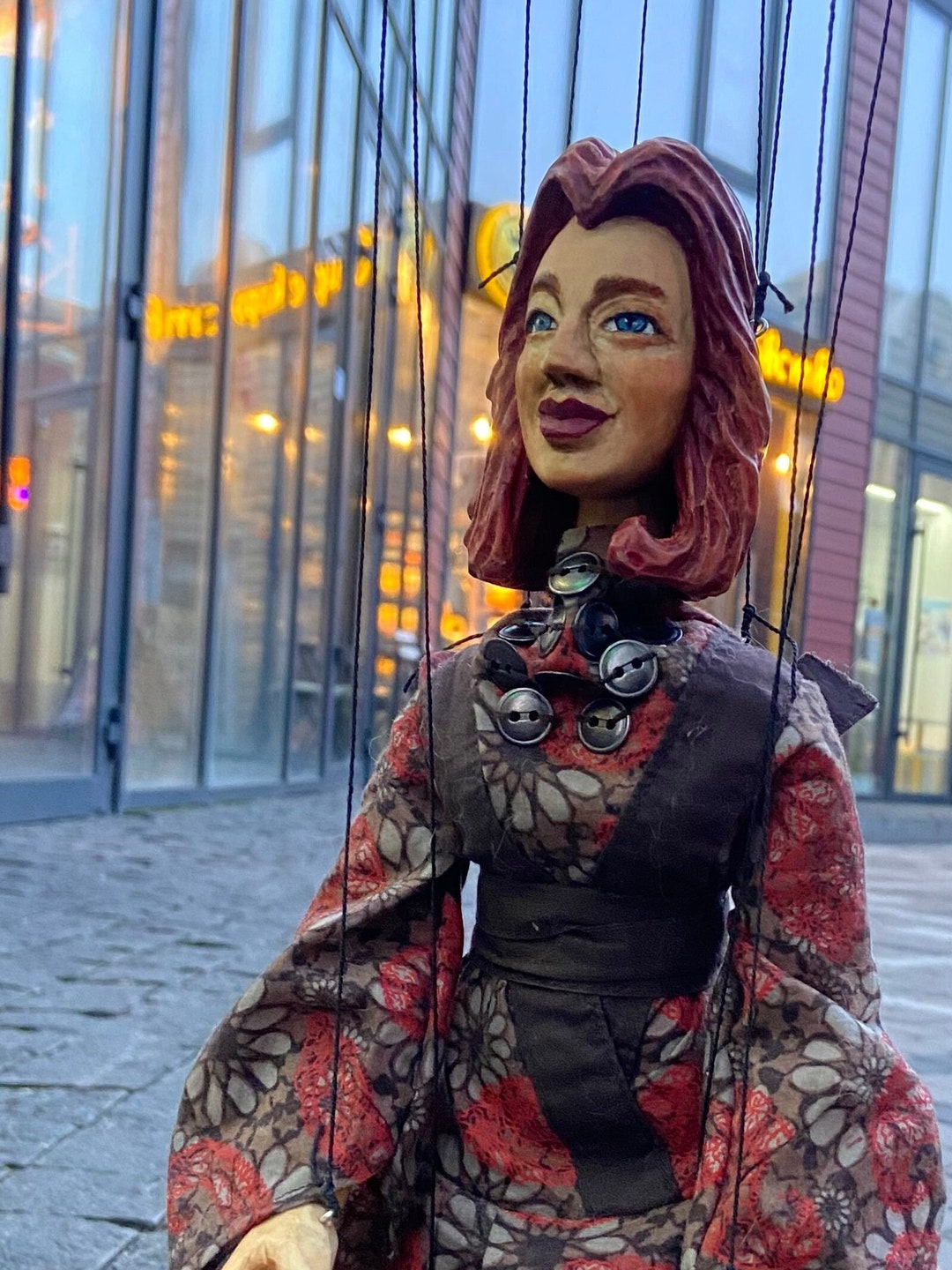 Marionette, Wooden Doll, Wood Carving, Ooak Art Doll, Hand Carved ...