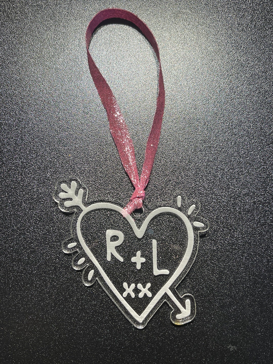Wizard R+ L Heart Ornament - Etsy