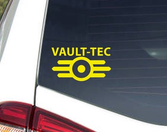 Vault Tec Car Decal - Etsy