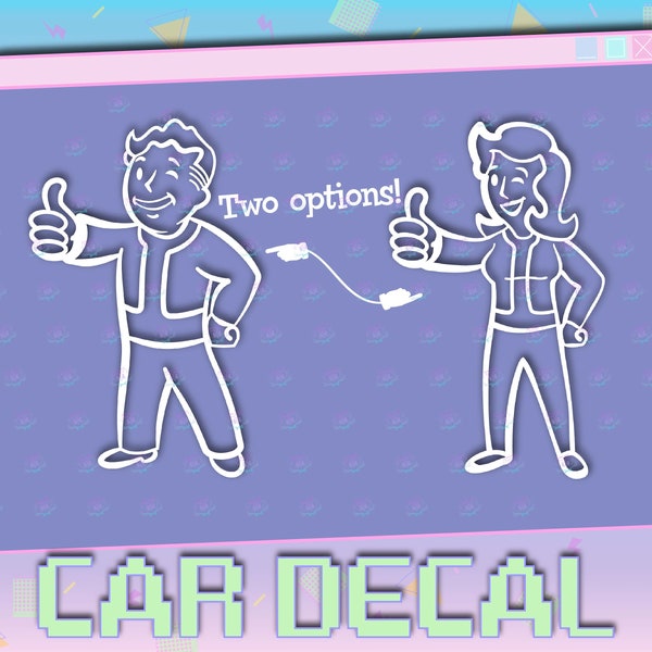 Fallout Girl Sticker - Etsy