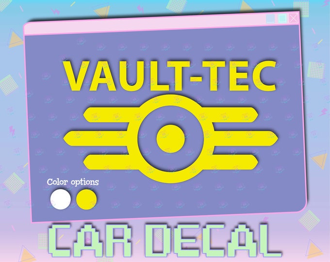 Fallout - Vault-tec Logo Decal - Etsy Canada