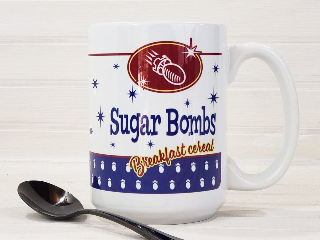 Sugar Bombs Breakfast Cereal 15oz Coffee Mug - Etsy